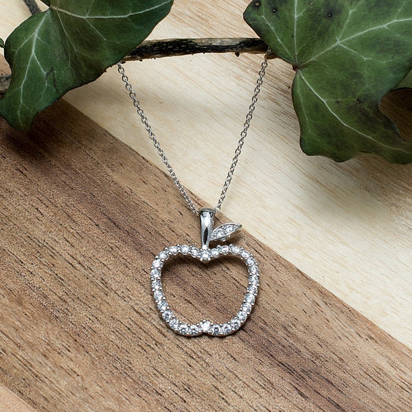 Apple Pendant - Etsy