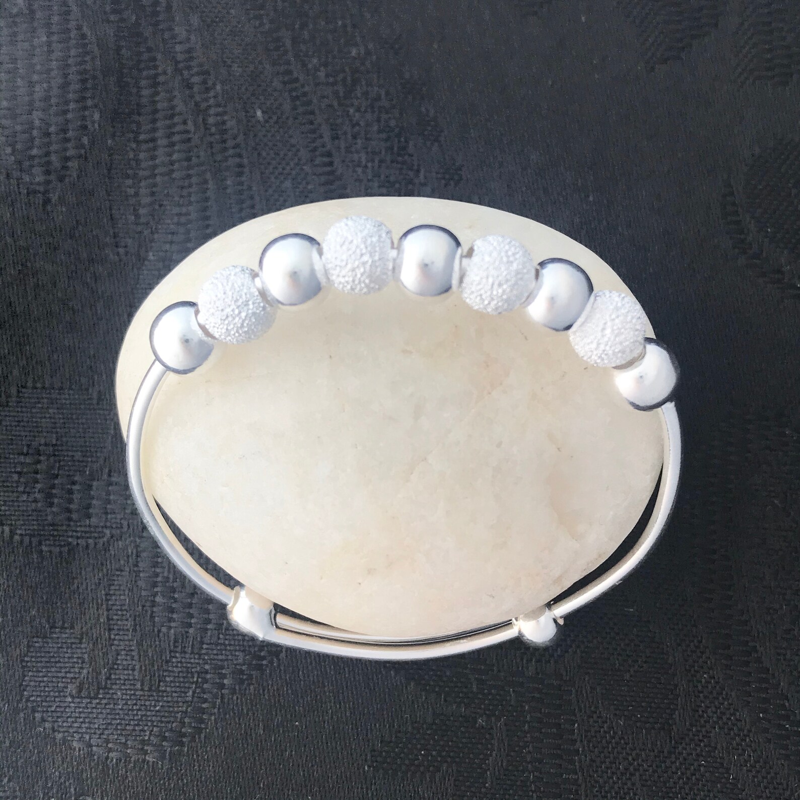 Pure Silver Baby Bangle, Baby Bead Anklet Silver, 999 Silver Jewel ...