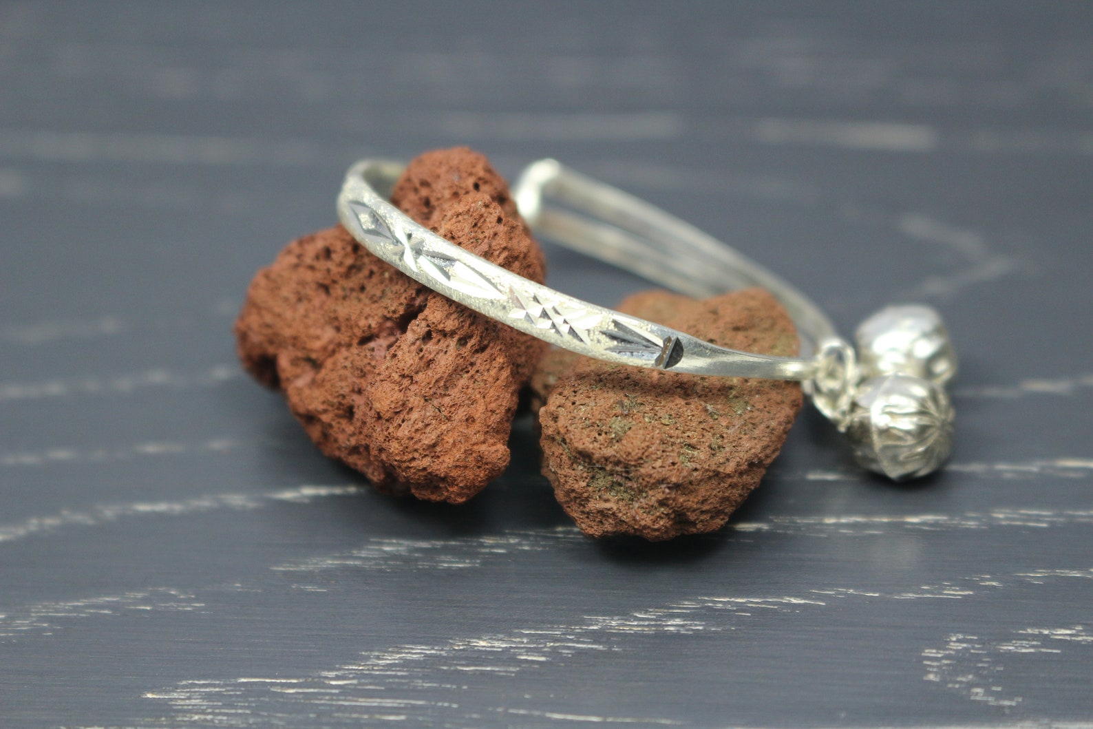 Sterling Silver Baby Bangle Bracelet, Baby Anklet With Bells ...