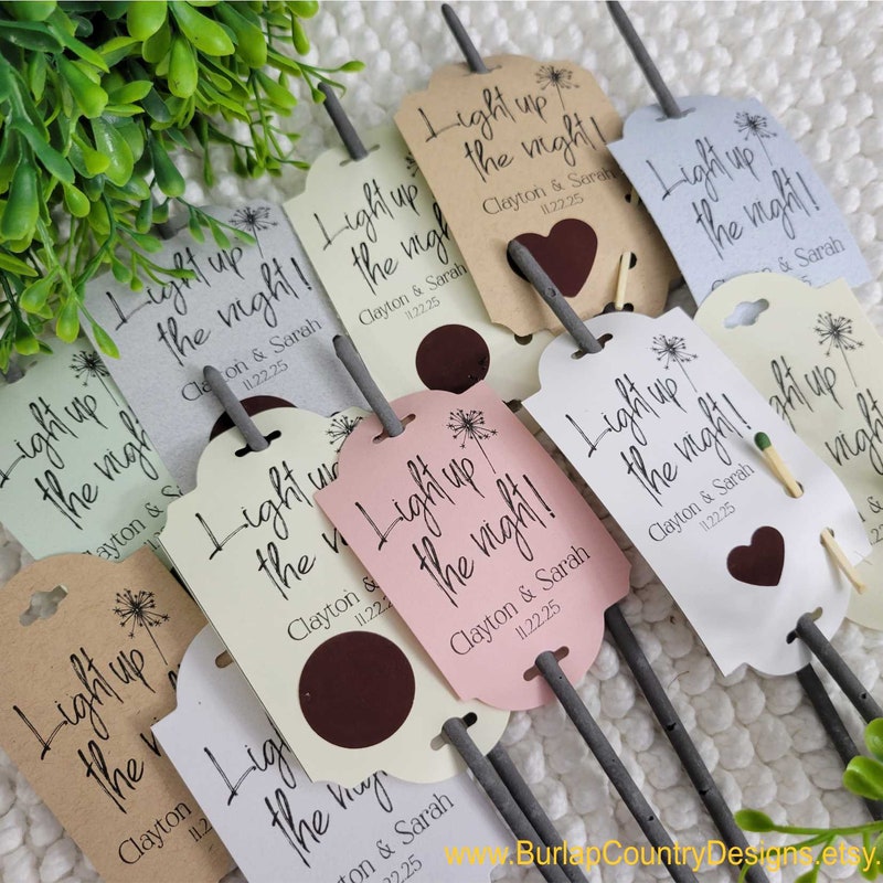 Sparkler Cards - Etsy