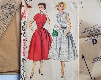 1950s Simplicity 4521 Vintage Sewing Pattern Misses One Piece - Etsy