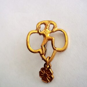 Vintage Girl Scouts Brownie Membership Pin 1x7/8 - Etsy