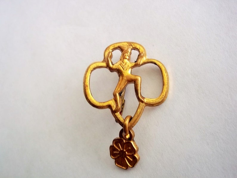 Vintage Girl Scouts Brownie Membership Pin 1x7/8 - Etsy