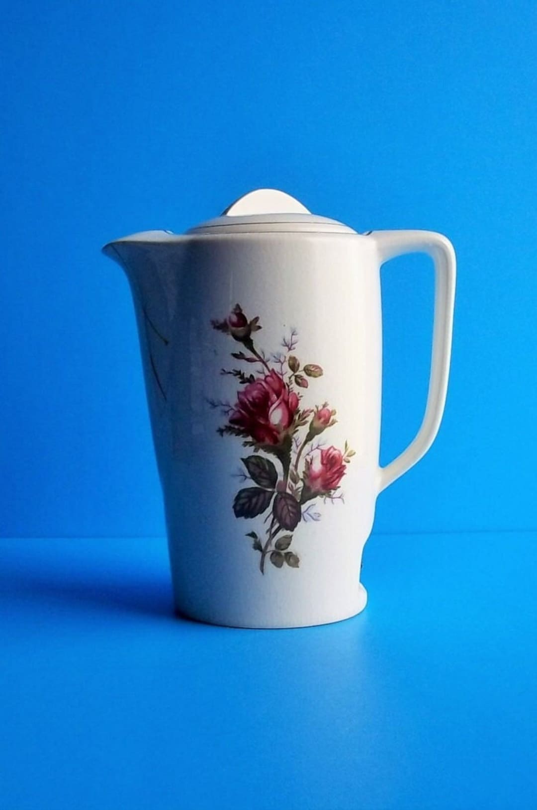 Lipper & Mann Electric Pompadour Rose Japan Tea Pot Romantic Bohemian ...