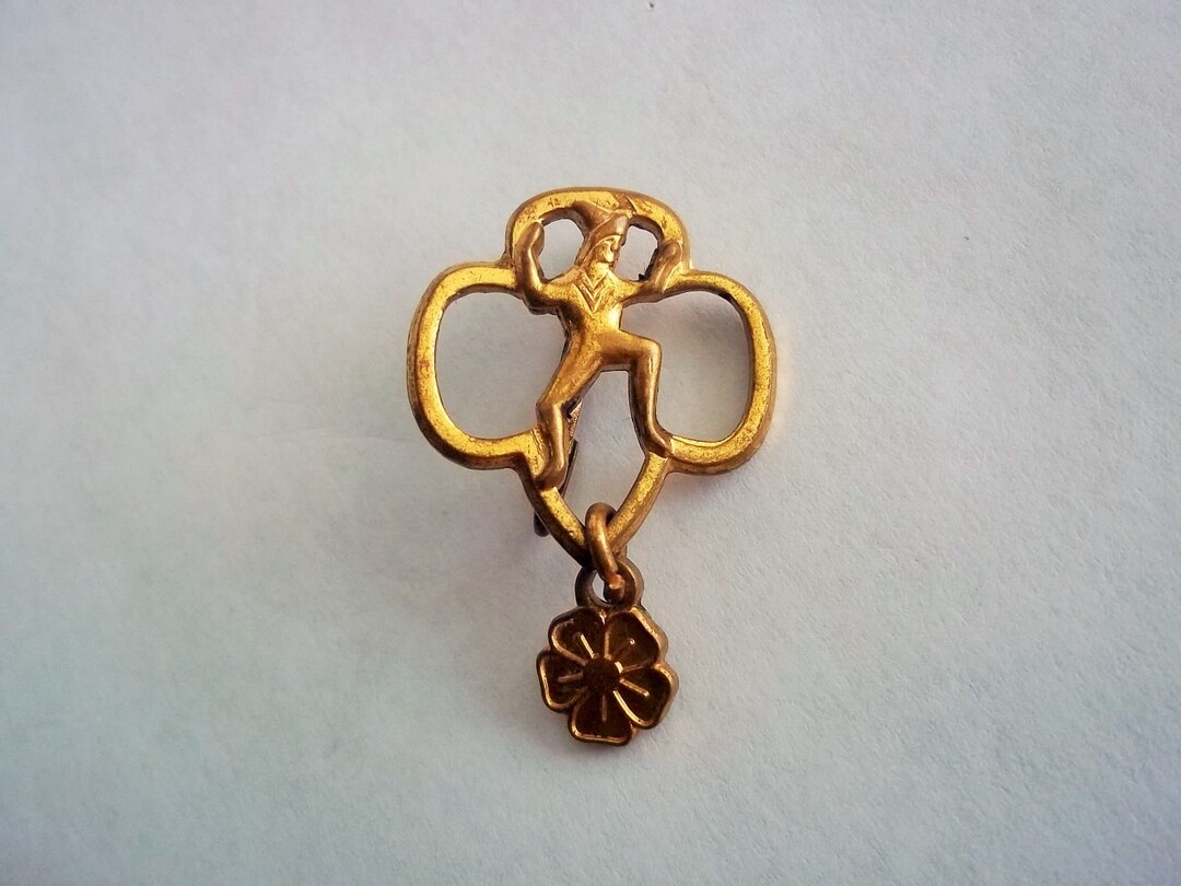 Vintage Girl Scouts Brownie Membership Pin 1x7/8 - Etsy