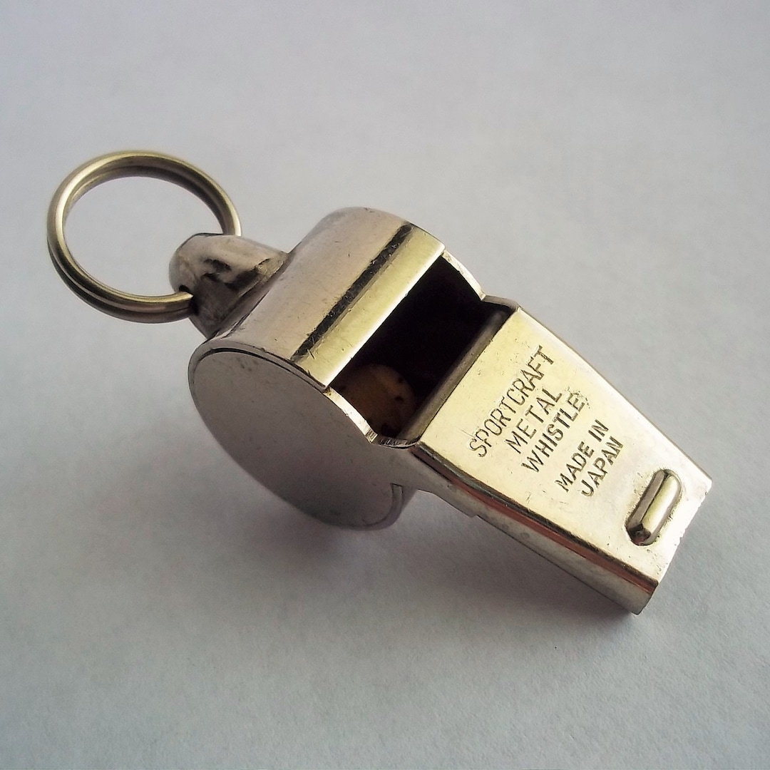 Vintage Sportcraft Metal Whistle Made in Japan - Etsy