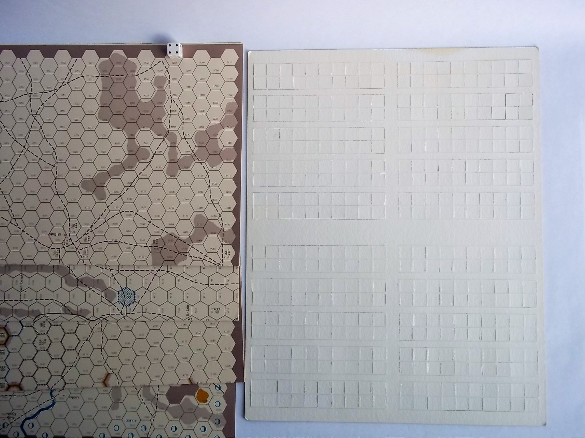 Four Battles in North Africa 1976 Board Game Ground Combat Simulation ...