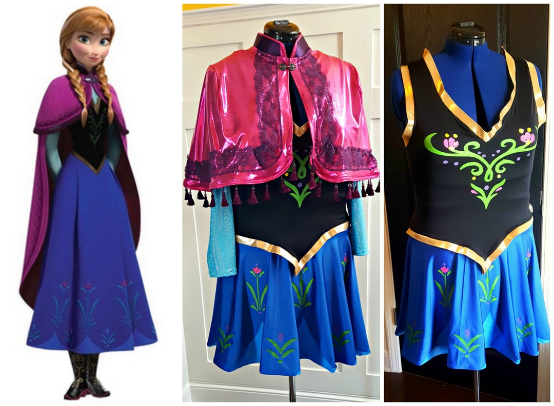 Custom Princess Anna Frozen Inspired Running Costume, Halloween ...