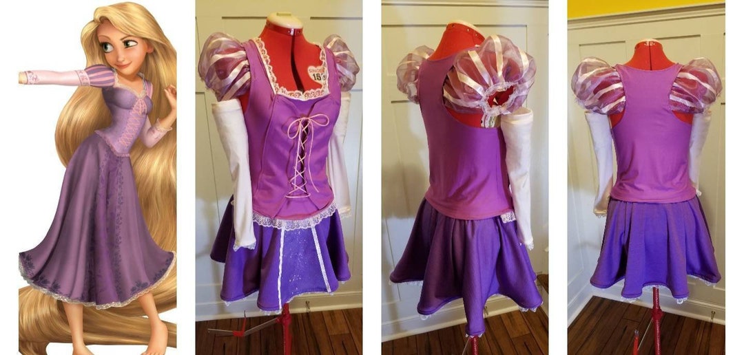 Custom Princess Rapunzel Tangled Inspired Running Costume, Halloween ...