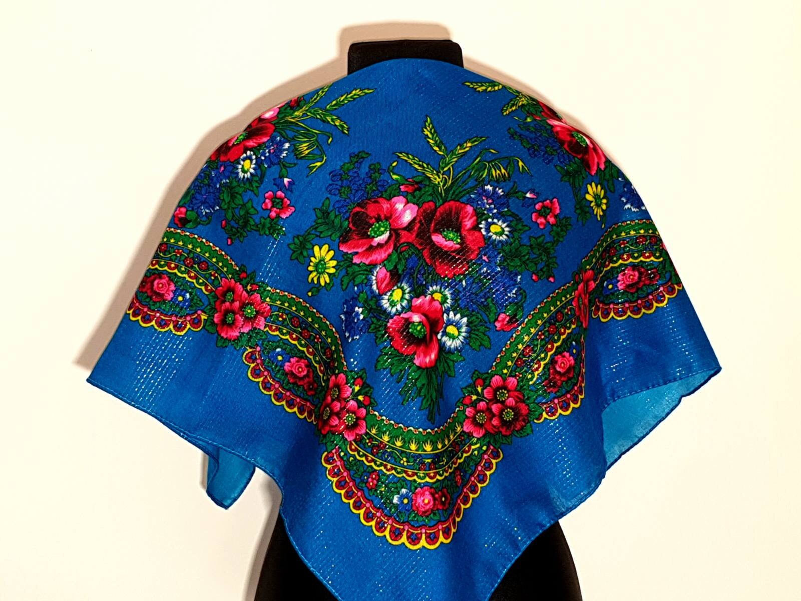 Sale Scarf Traditional Ukrainian Scarf With Gold Thread. - Etsy UK