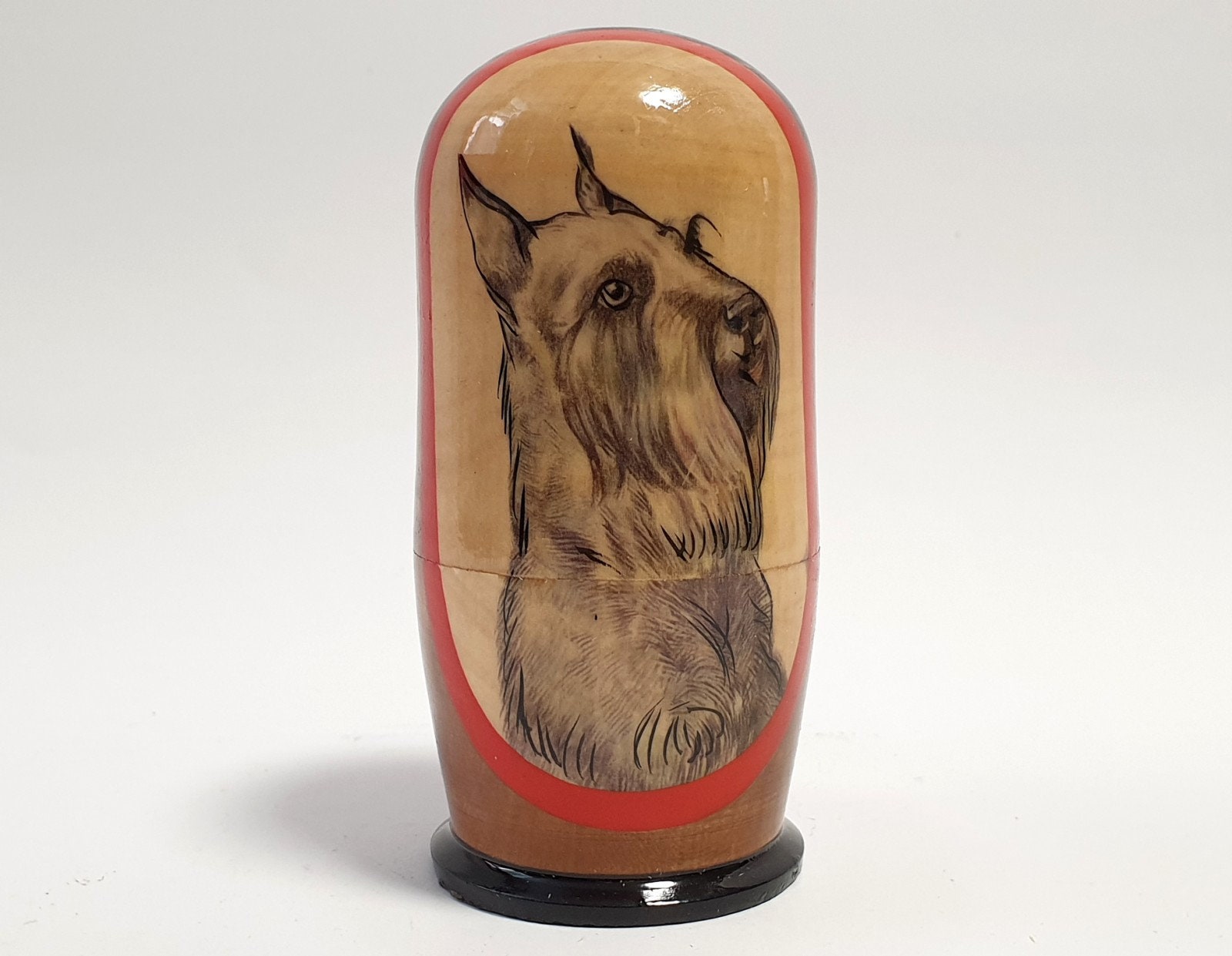 Dog Nesting Dolls Animal Toys Matryoshka Gift 5pcs Height 11 | Etsy