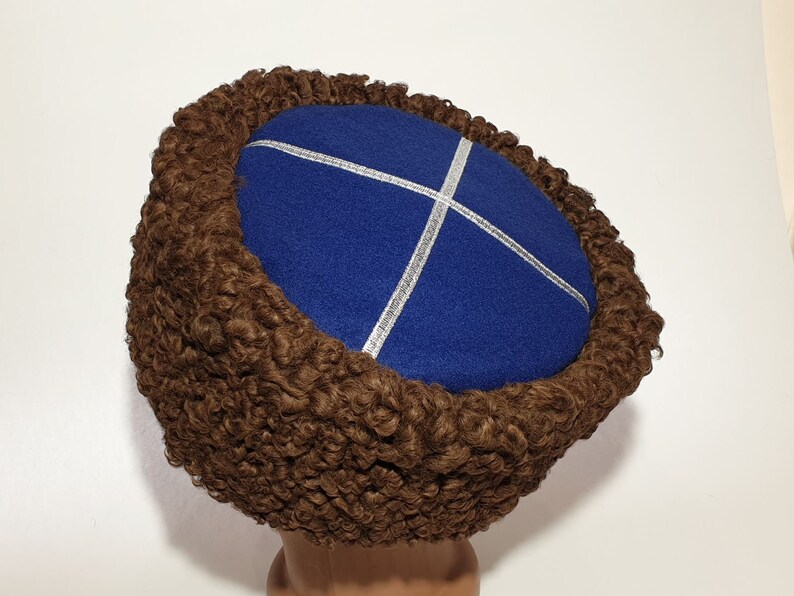 Papakh Natural Astrakhan Fur Karakul Hat Cap Army | Etsy