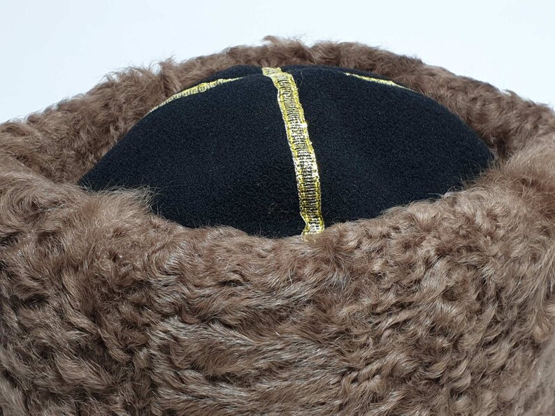 Papakh Natural Astrakhan Fur Karakul Hat Cap Army Height - Etsy