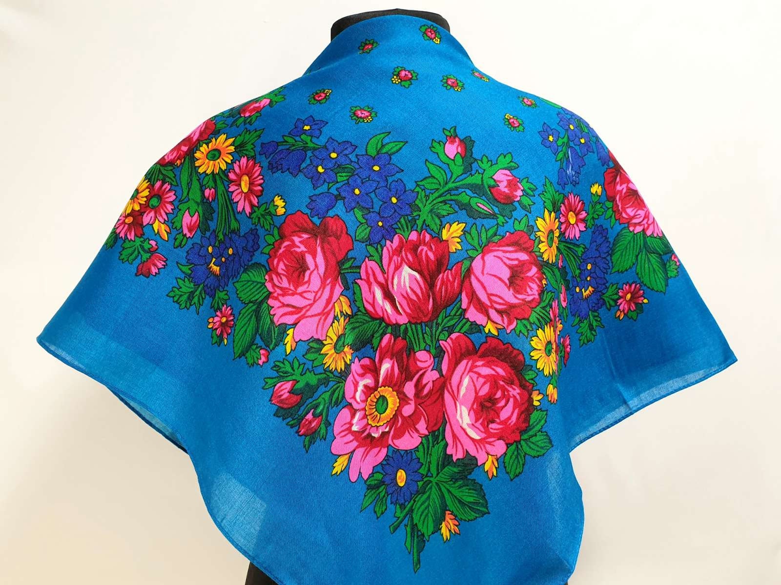 Sale Shawl Traditional Ukrainian Scarf Floral Shawl Wrap | Etsy Canada