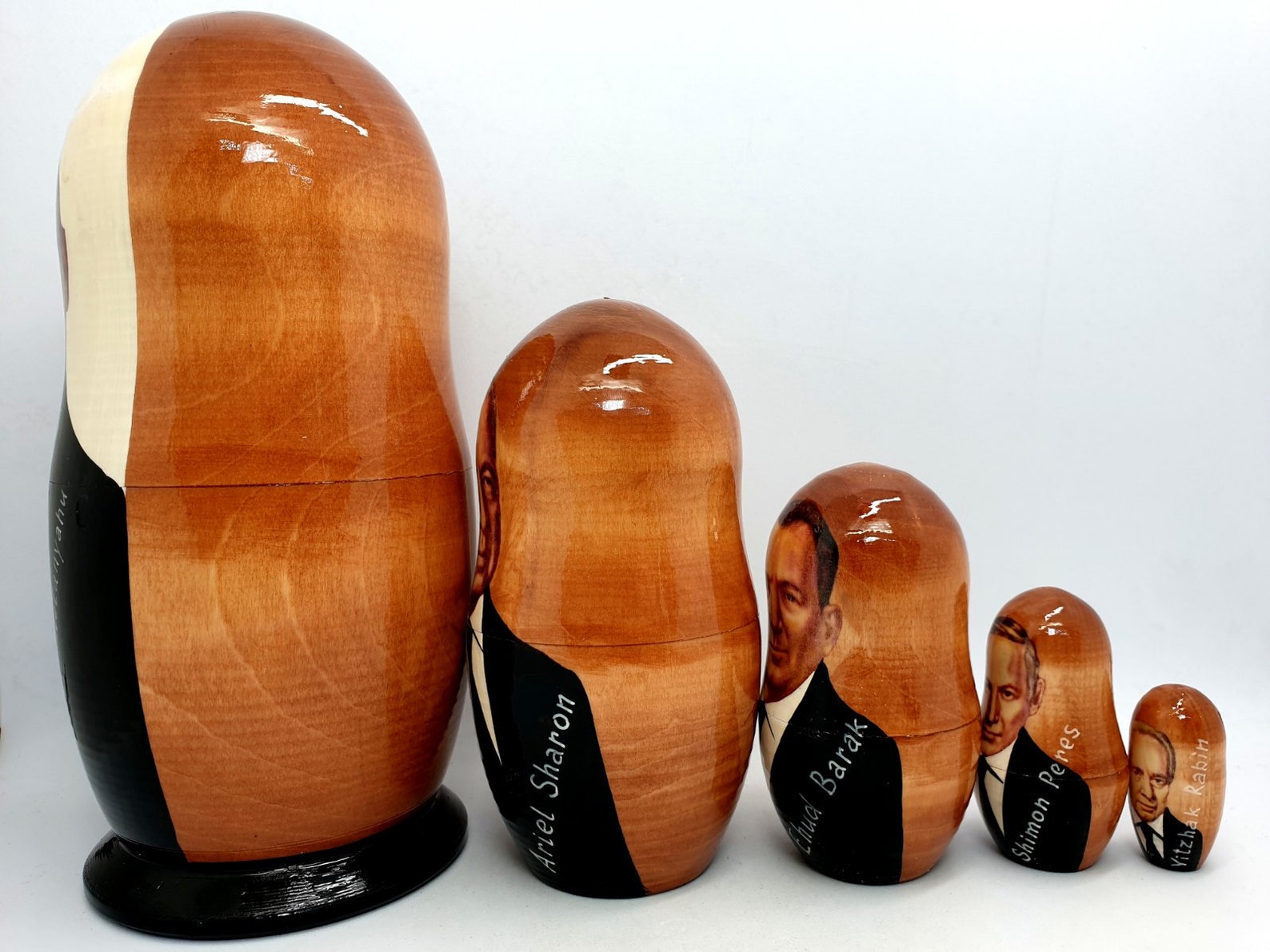 Nesting Dolls Benjamin Netanyahu Ariel Sharonl Politics Home - Etsy