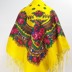 Original Traditional Ukrainian & Slavic Shawl Scarf Wrap Large ...