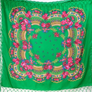 Original Traditional Ukrainian & Slavic Shawl Scarf Wrap Large ...