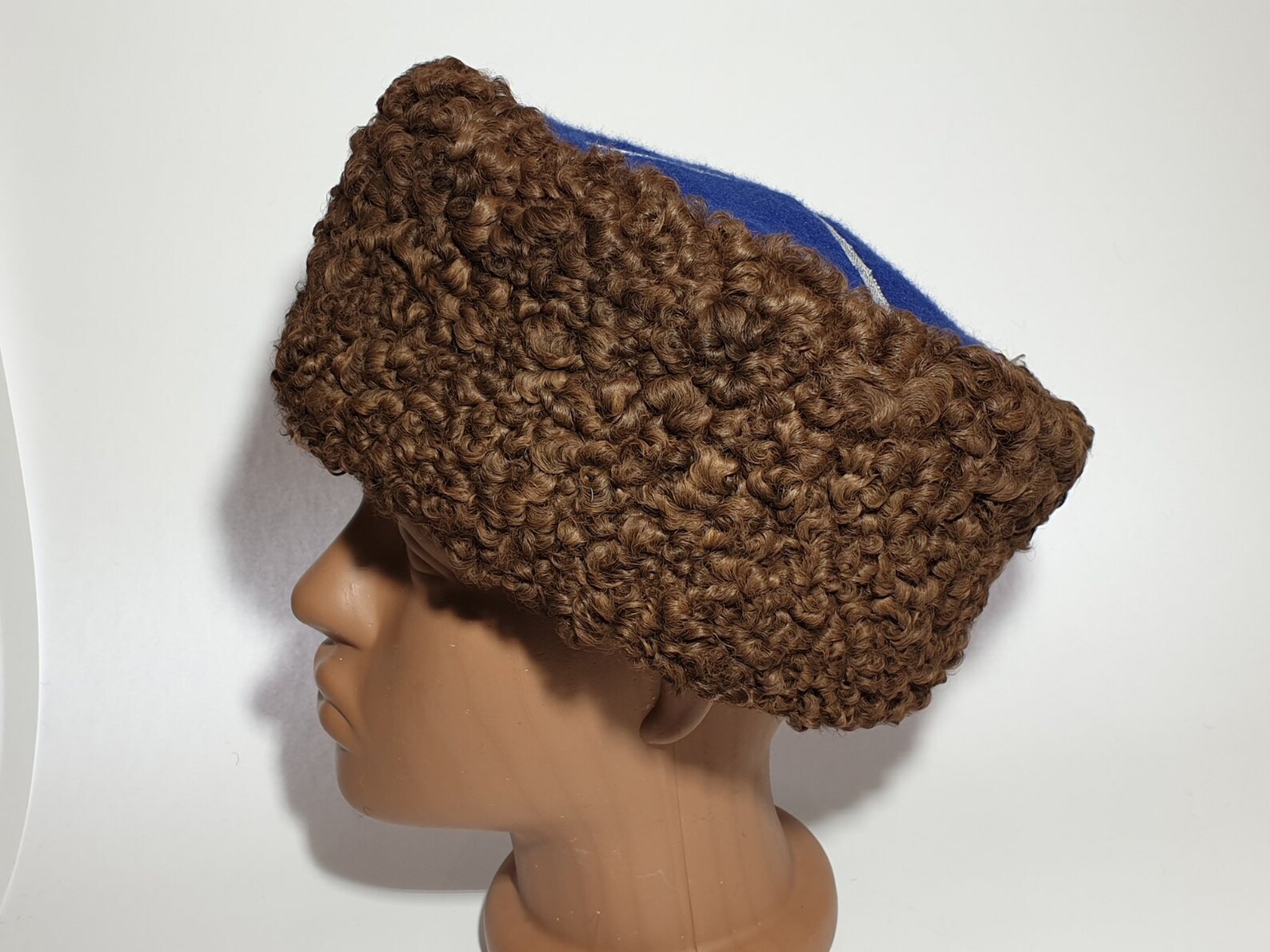 Papakh Natural Astrakhan Fur Karakul Hat Cap Army | Etsy