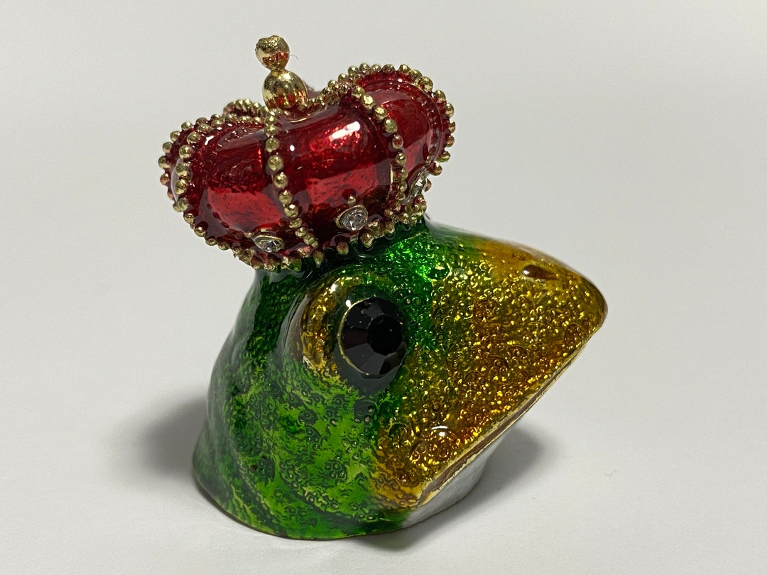 Faberge-style Thimble. Metal Thimble With Swarovski Crystals Figurine ...