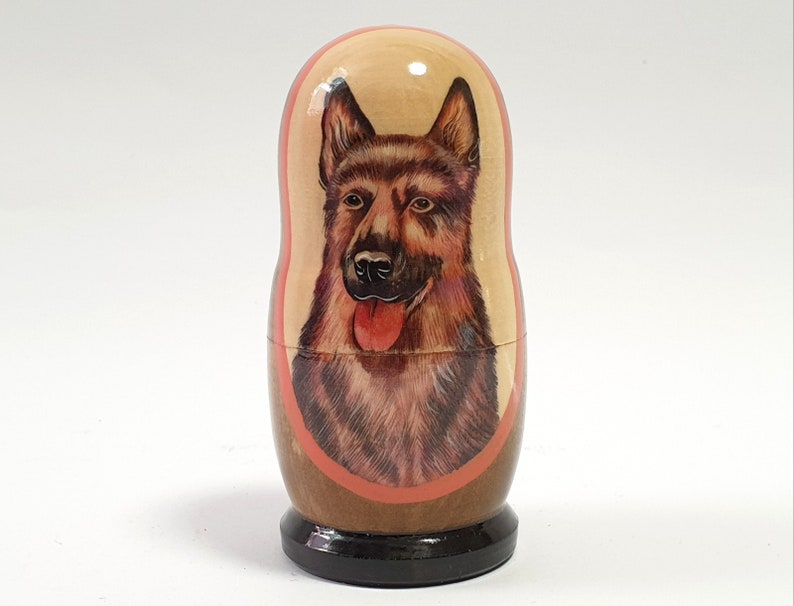 Dog Nesting Dolls Animal Toys Matryoshka Gift 5pcs Height 11 - Etsy