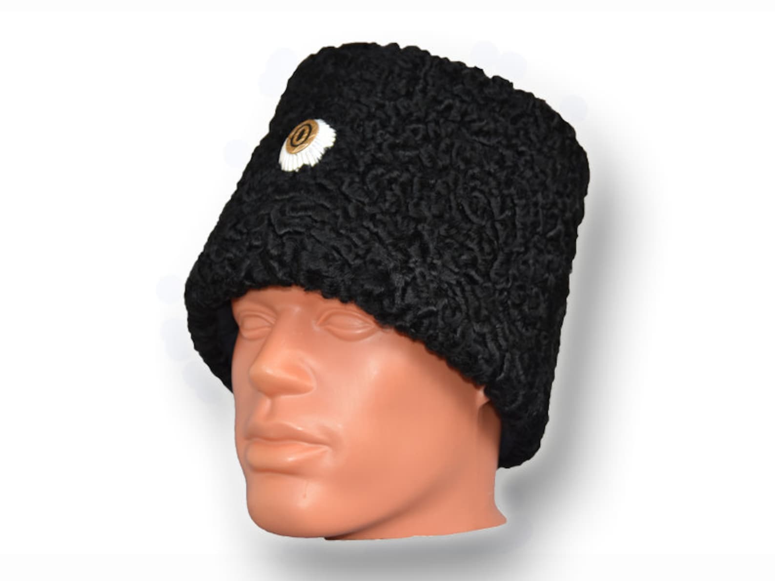 Papakh Natural Astrakhan Fur Karakul Hat Cap Army Height - Etsy