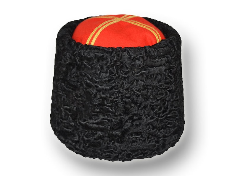 Papakh Natural Astrakhan Fur Karakul Hat Cap Army - Etsy