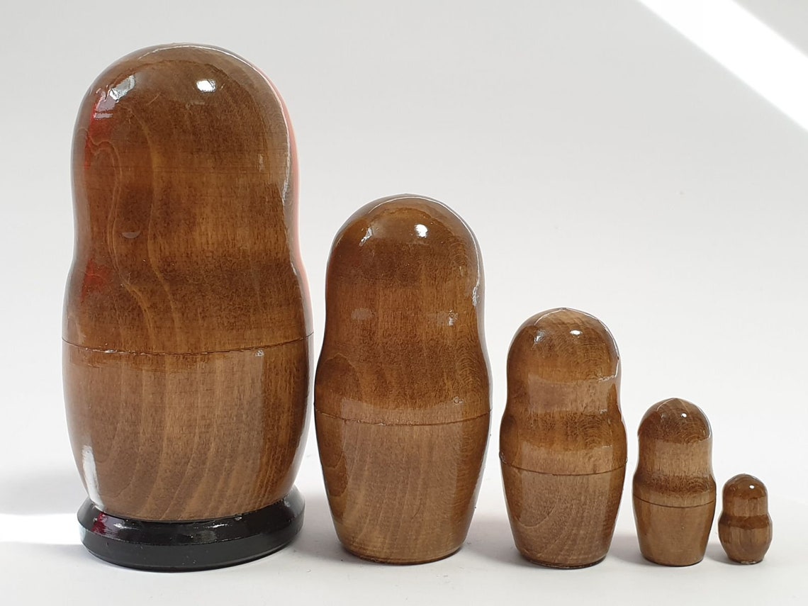 Dog Nesting Dolls Animal Toys Matryoshka Gift 5pcs Height 11 - Etsy