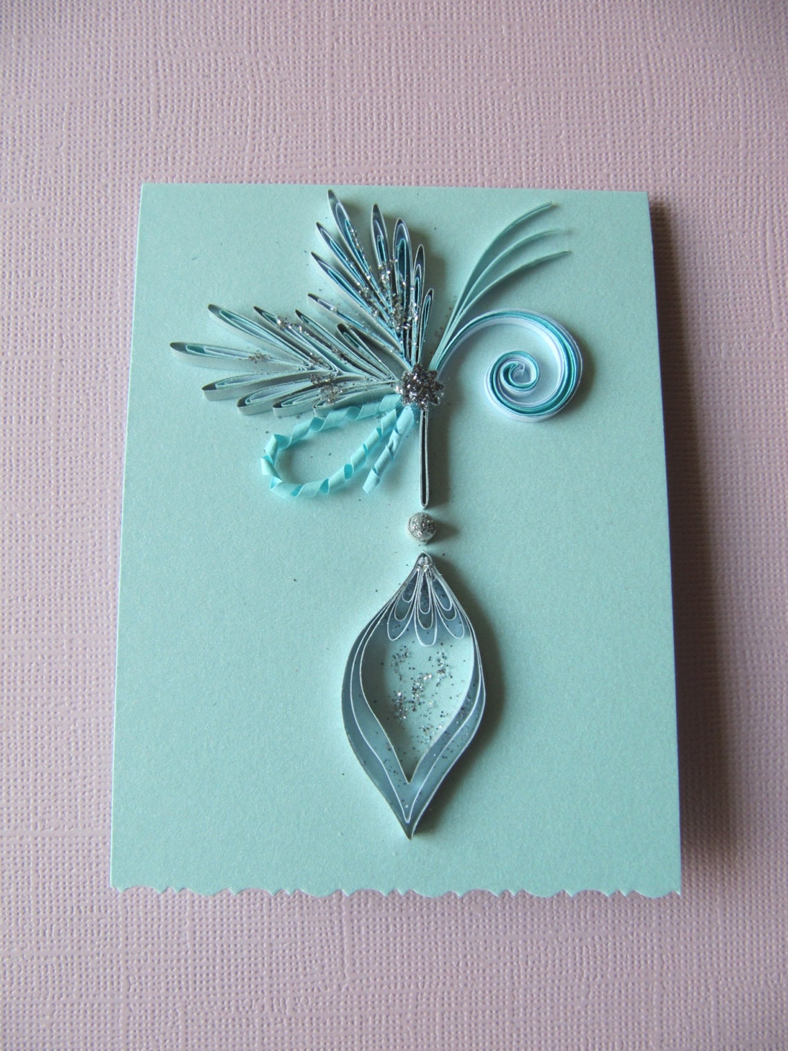 Set of 3 Christmas Handmade Mini Greeting Cards, Christmas Mini Gift ...