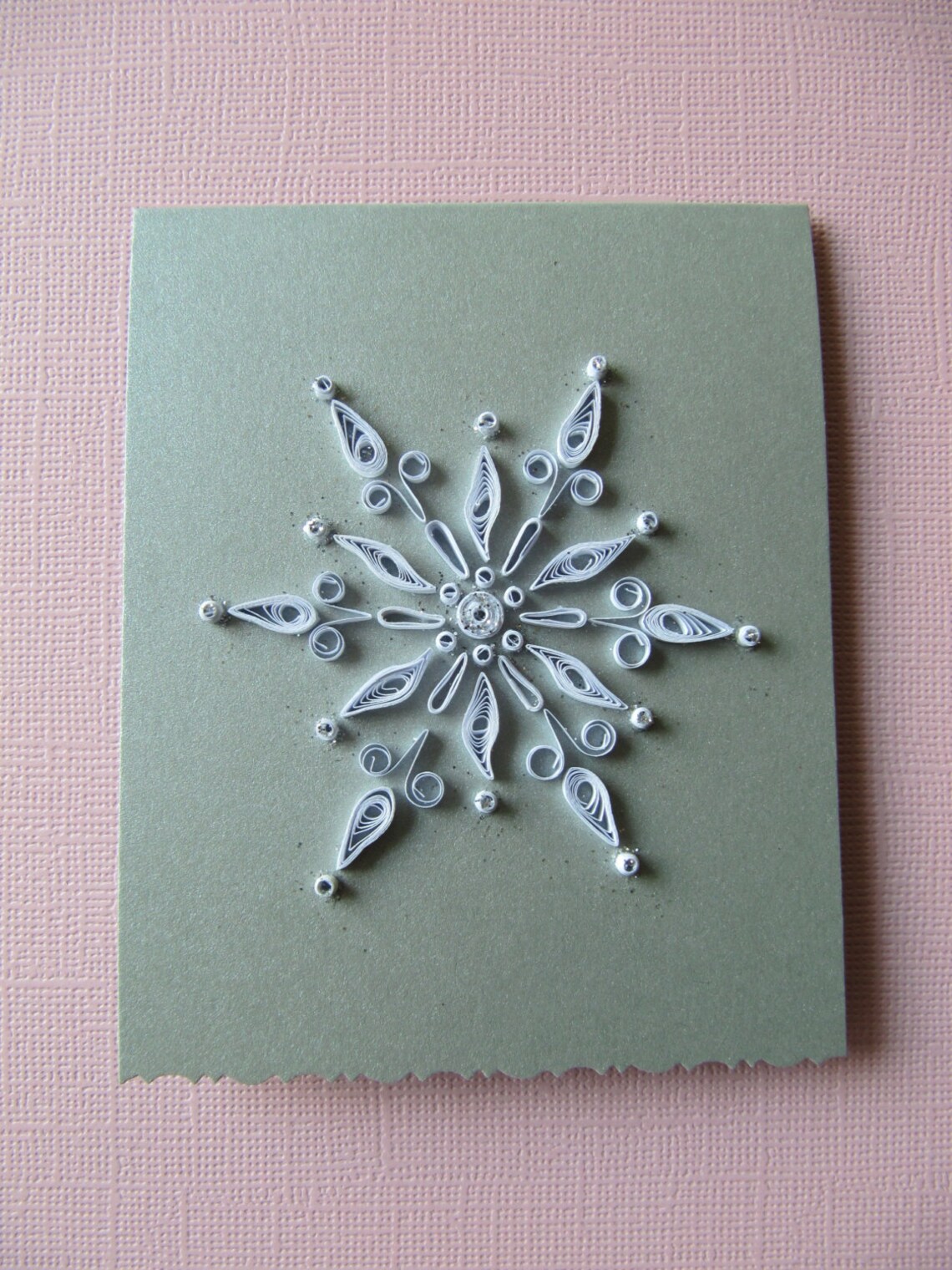 Set of 3 Christmas Handmade Mini Greeting Cards, Christmas Mini Gift ...