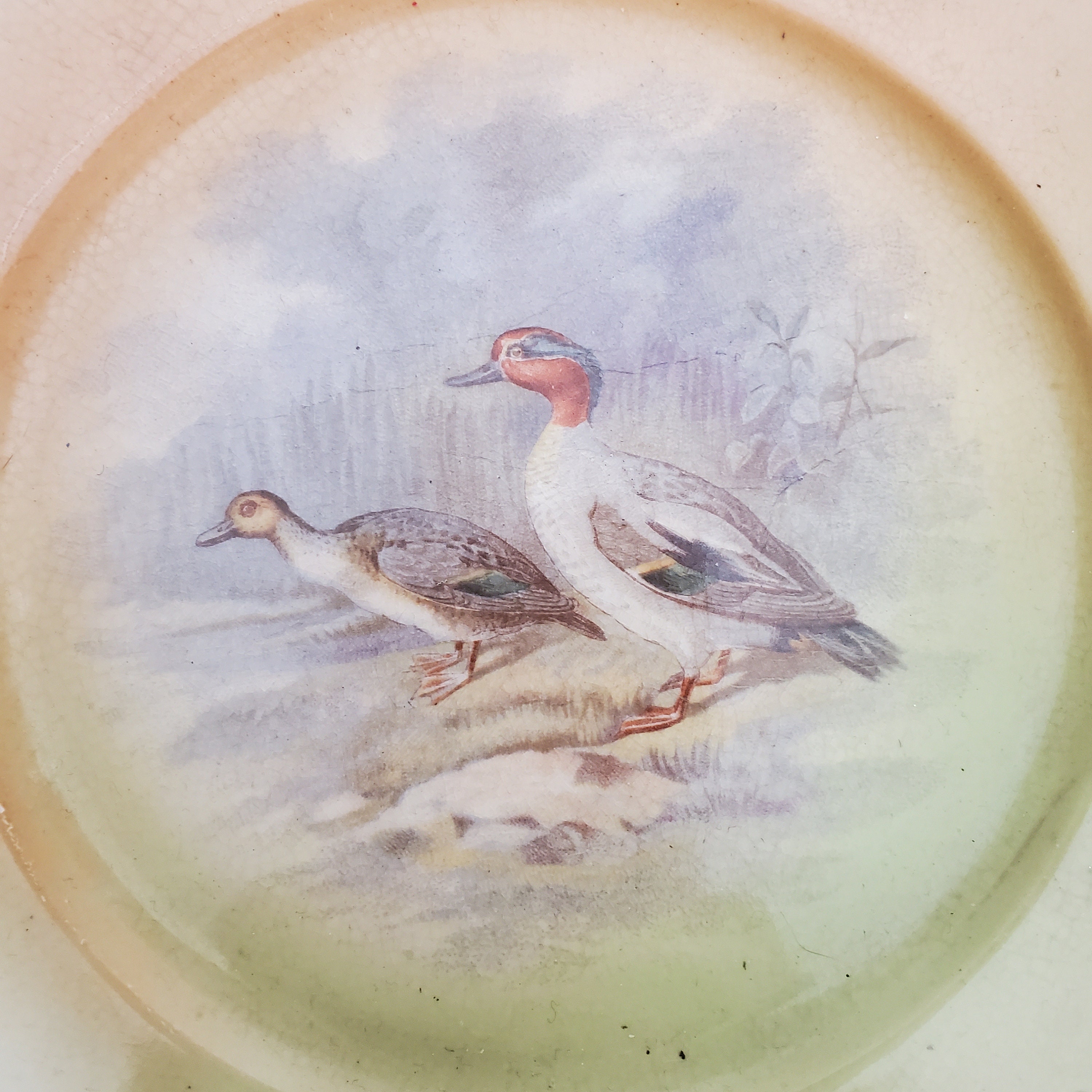 Vintage Decorative Plate With Ducks - Etsy UK