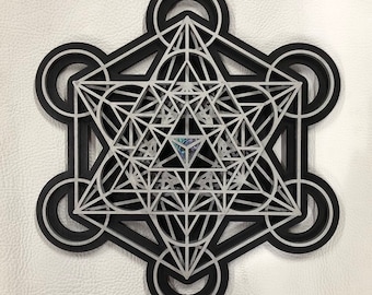 Ancient Future Mandala Wall Art Metatron's Cube Sacred | Etsy