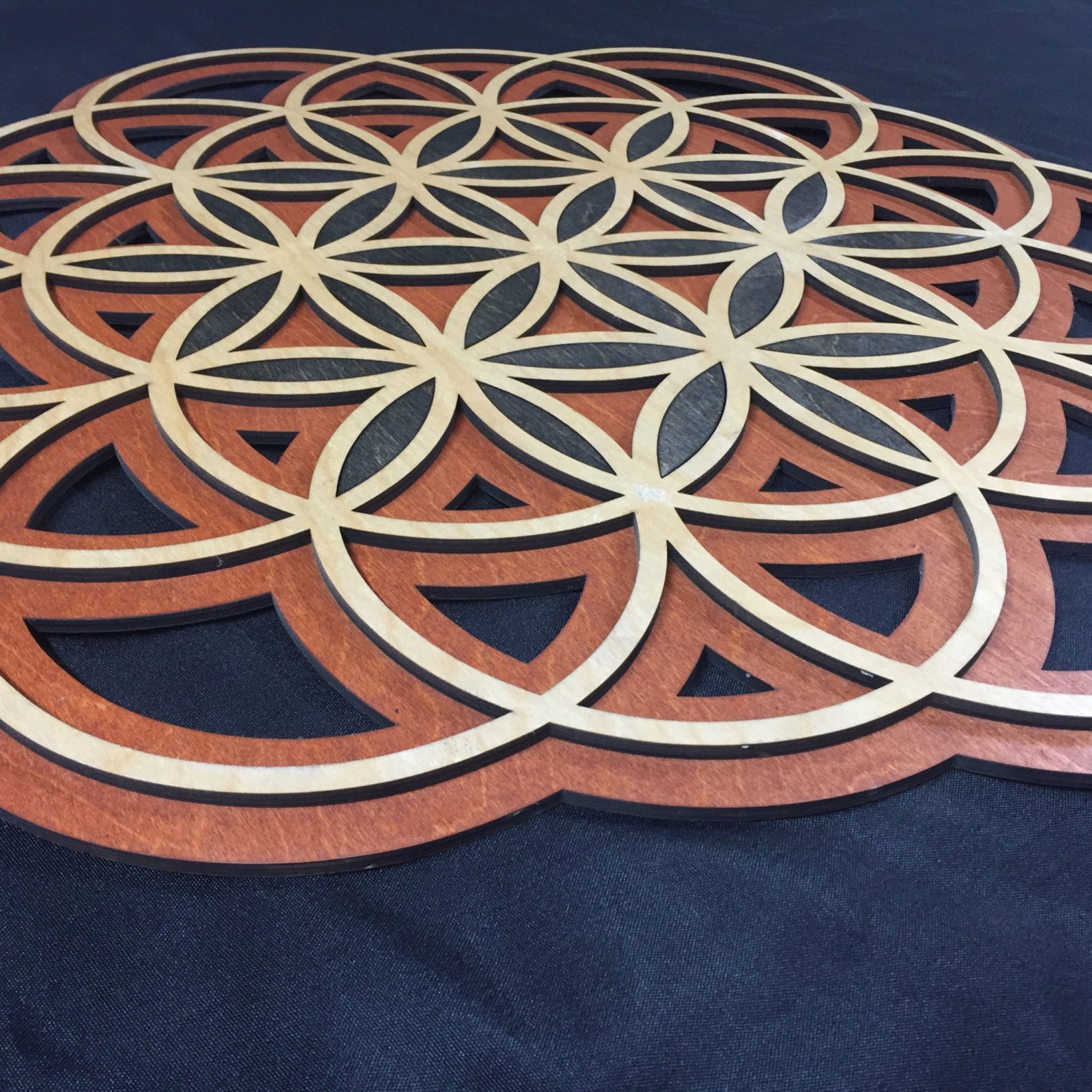 Flower of Life, Seed of Life, Wall Art, Laser Cut, Sacred Geometry - Etsy