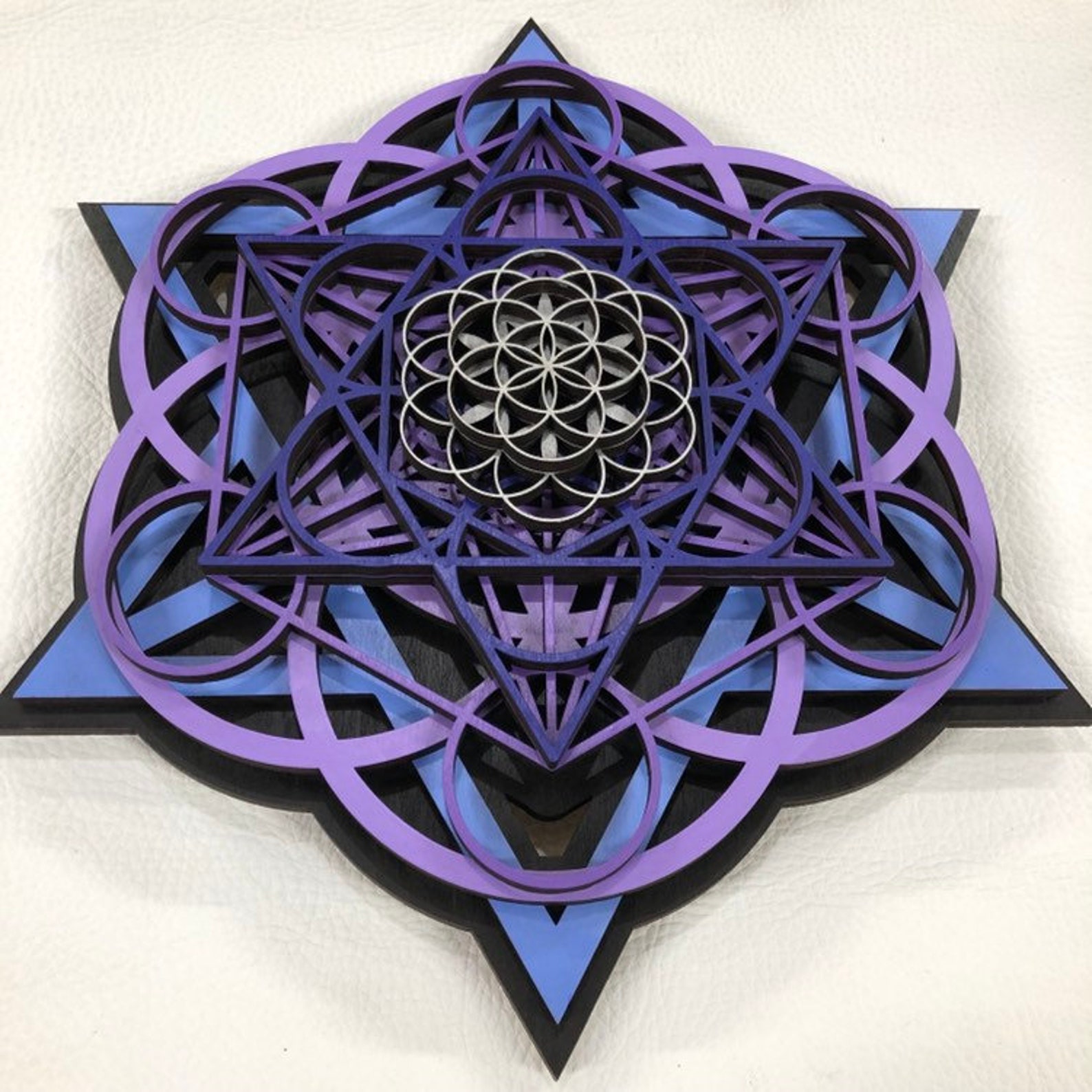 Sacred Cube Mandala 22.22 Metatron's Cube Sacred | Etsy