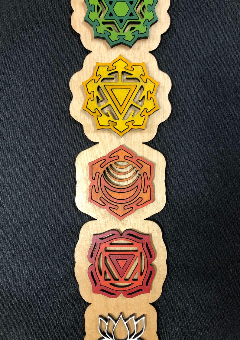 Chakra Wall Art Chakra Wooden Art Chakra Wall Hanging | Etsy