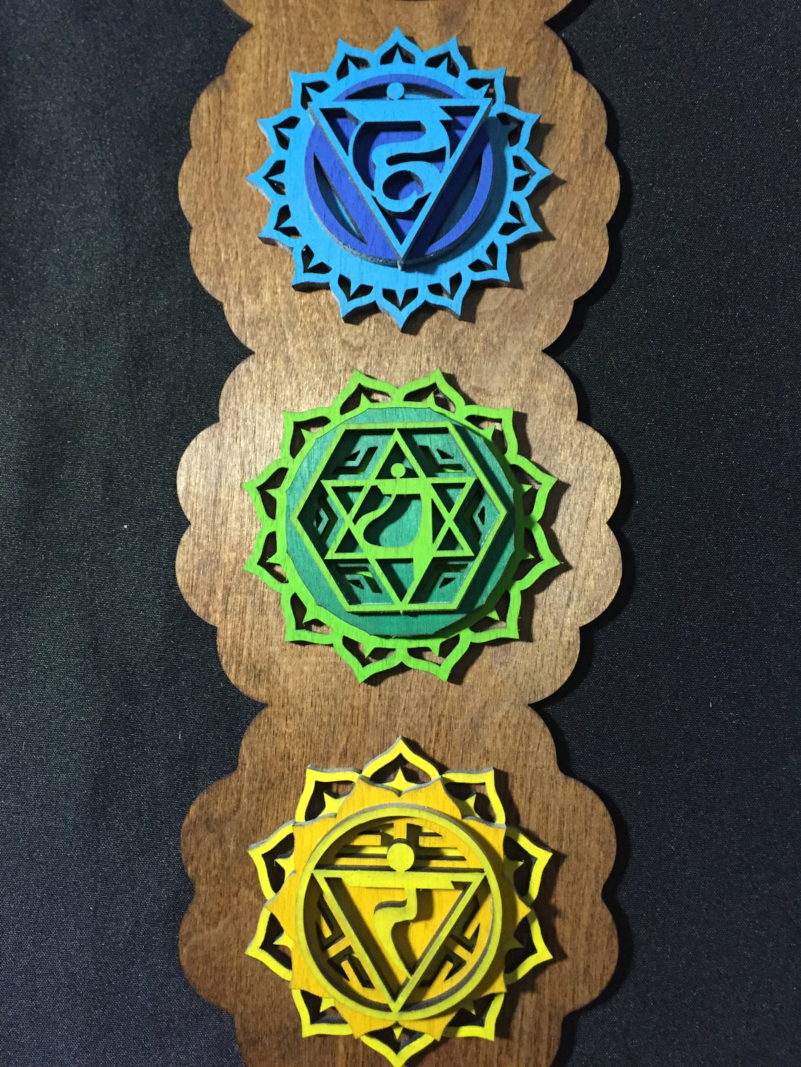 Chakra Wall Art Chakra Wooden Art Chakra Wall Hanging - Etsy