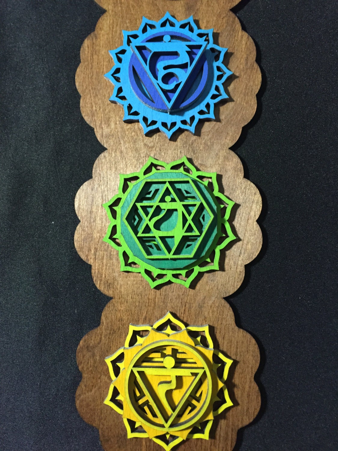 Chakra Wall Art Chakra Wooden Art Chakra Wall Hanging - Etsy