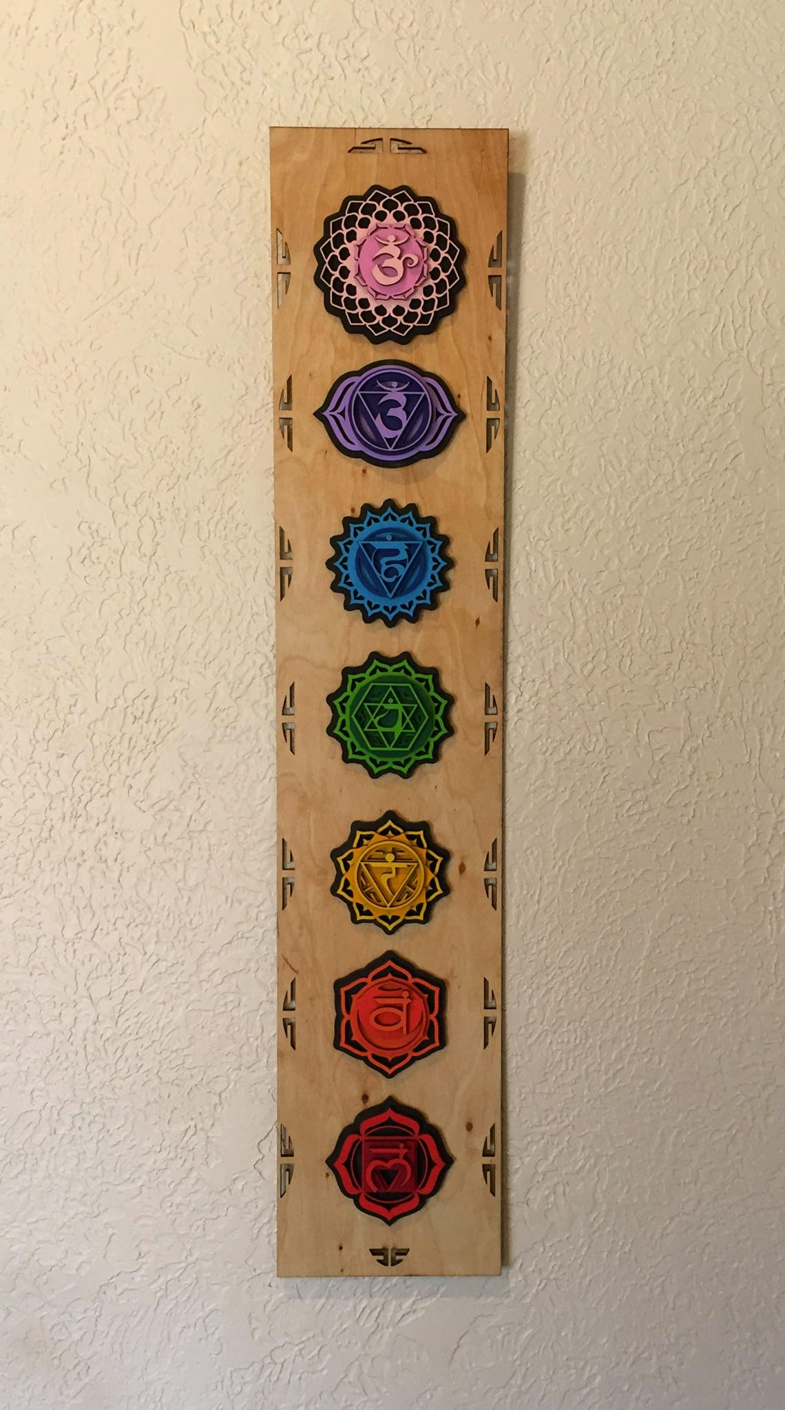 Chakra Wall Art Chakra Wooden Art Chakra Wall Hanging - Etsy