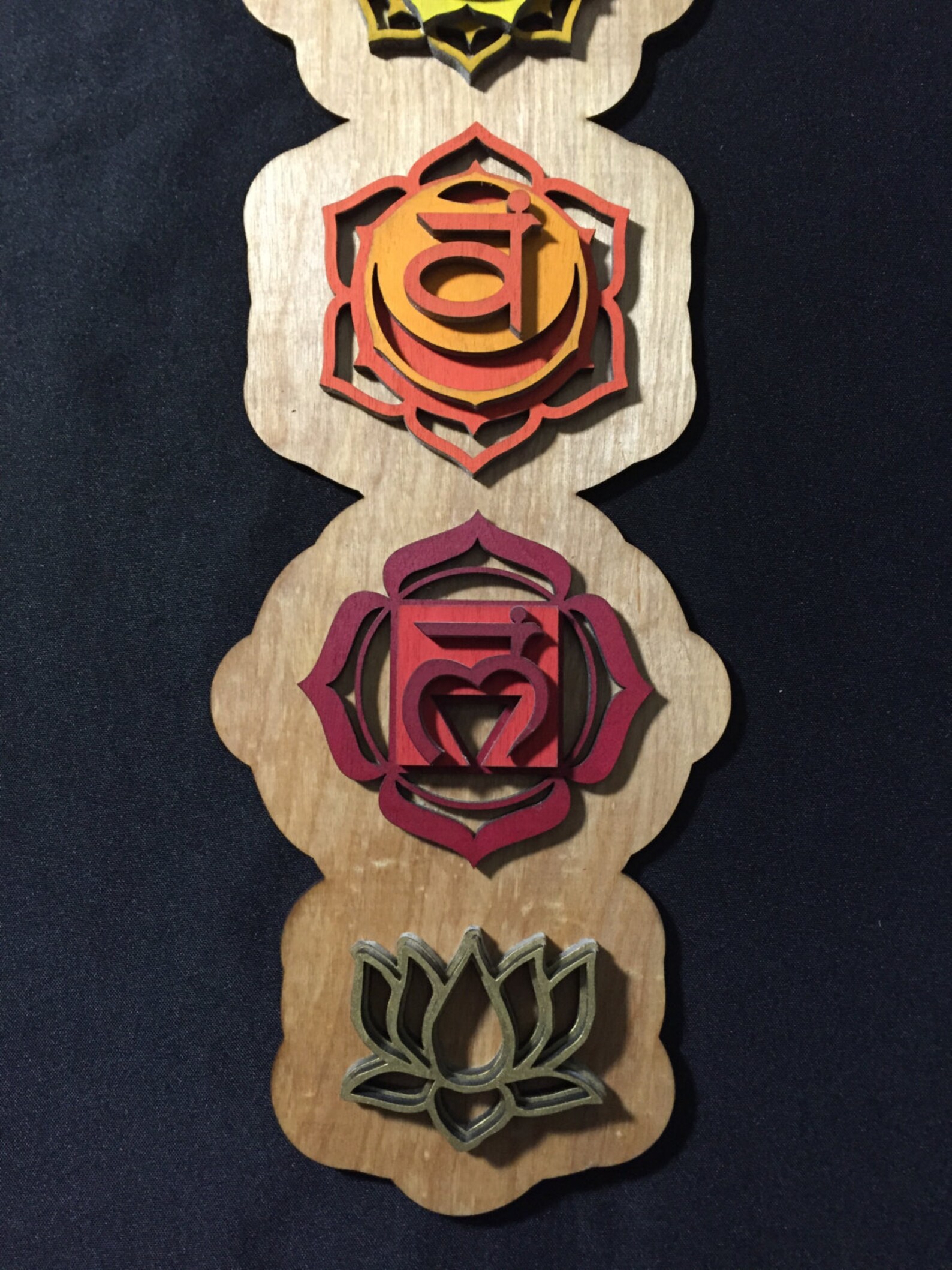 Chakra Wall Art Chakra Wooden Art Chakra Wall Hanging | Etsy