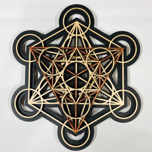 Sacred Geometry 2 Laser Cut Stencil Wall Art Crystal - Etsy