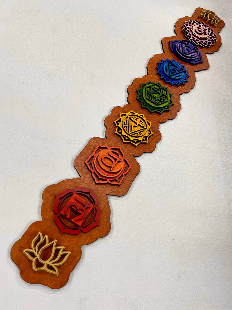 Chakra Wall Art Chakra Wooden Art Chakra Wall Hanging | Etsy