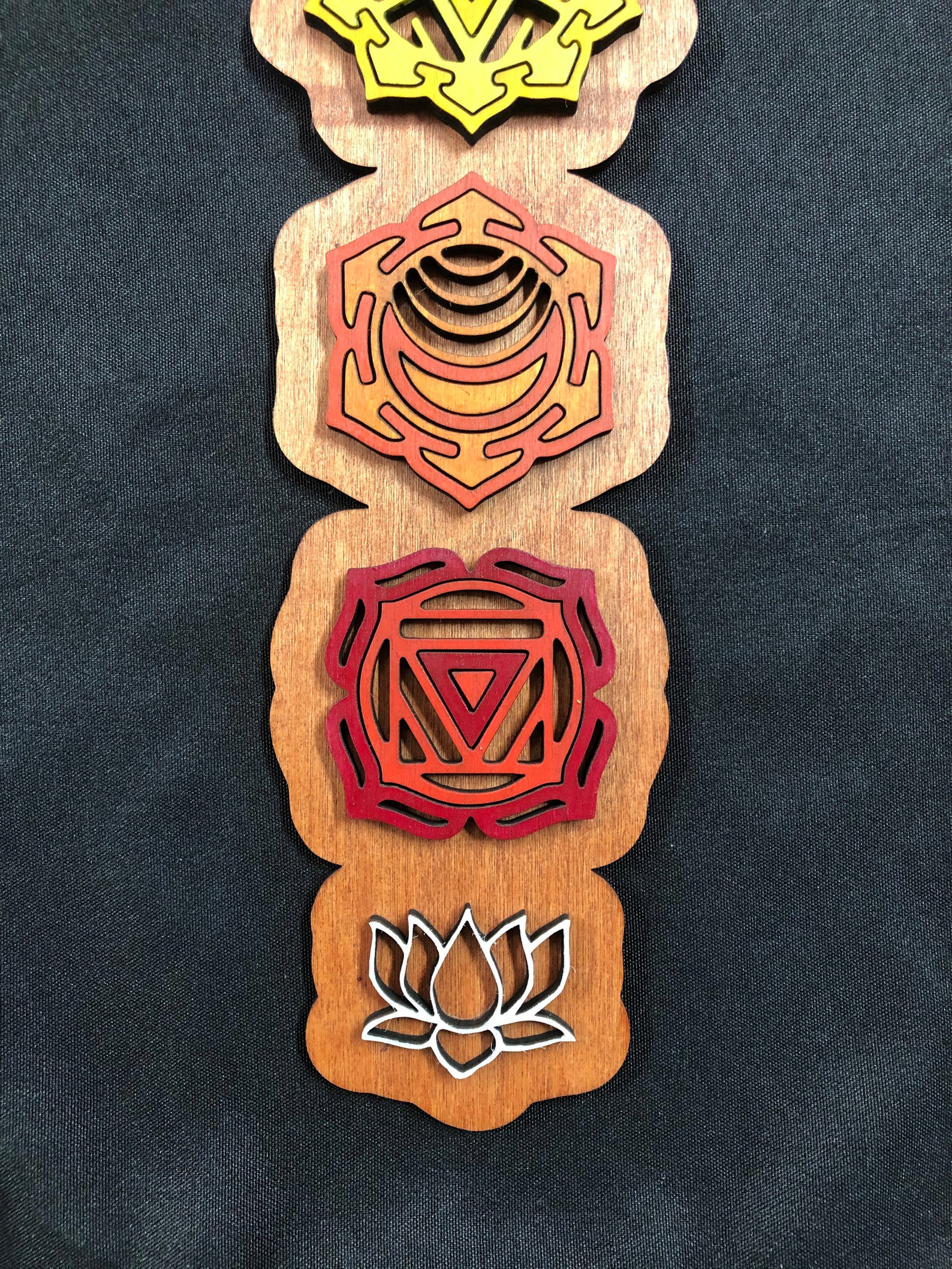 Chakra Wall Art Chakra Wooden Art Chakra Wall Hanging - Etsy