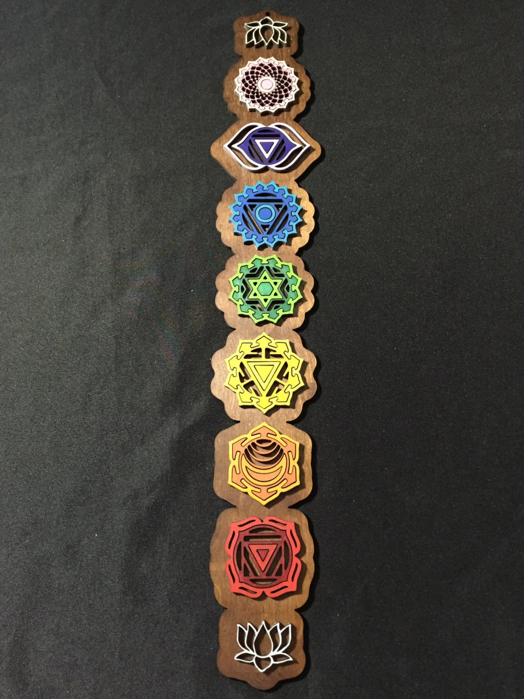 Chakra Wall Art, Chakra Wooden Art, Chakra Wall Hanging, Chakra Art ...