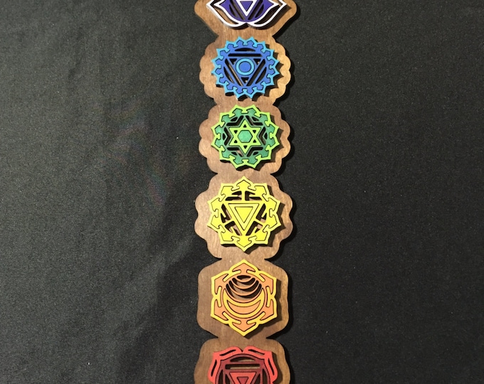 Chakra Wall Art Chakra Wooden Art Chakra Wall Hanging - Etsy