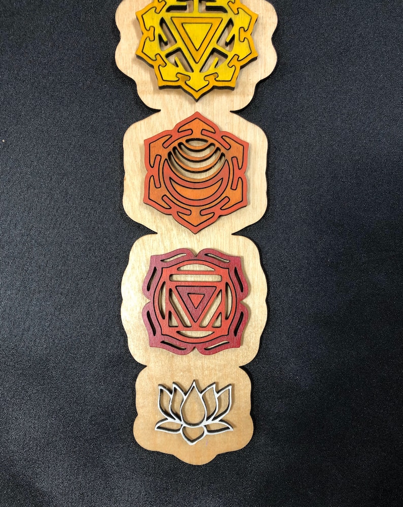 Chakra Wall Art Chakra Wooden Art Chakra Wall Hanging | Etsy