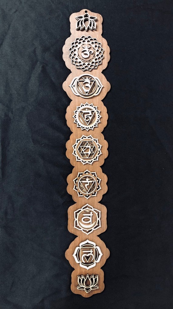 Chakra Wall Art Chakra Wooden Art Chakra Wall Hanging - Etsy