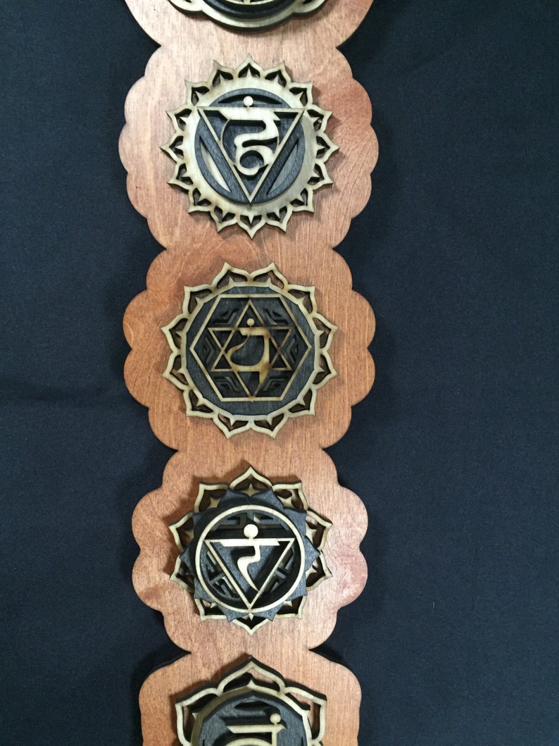 Chakra Wall Art Chakra Wooden Art Chakra Wall Hanging - Etsy