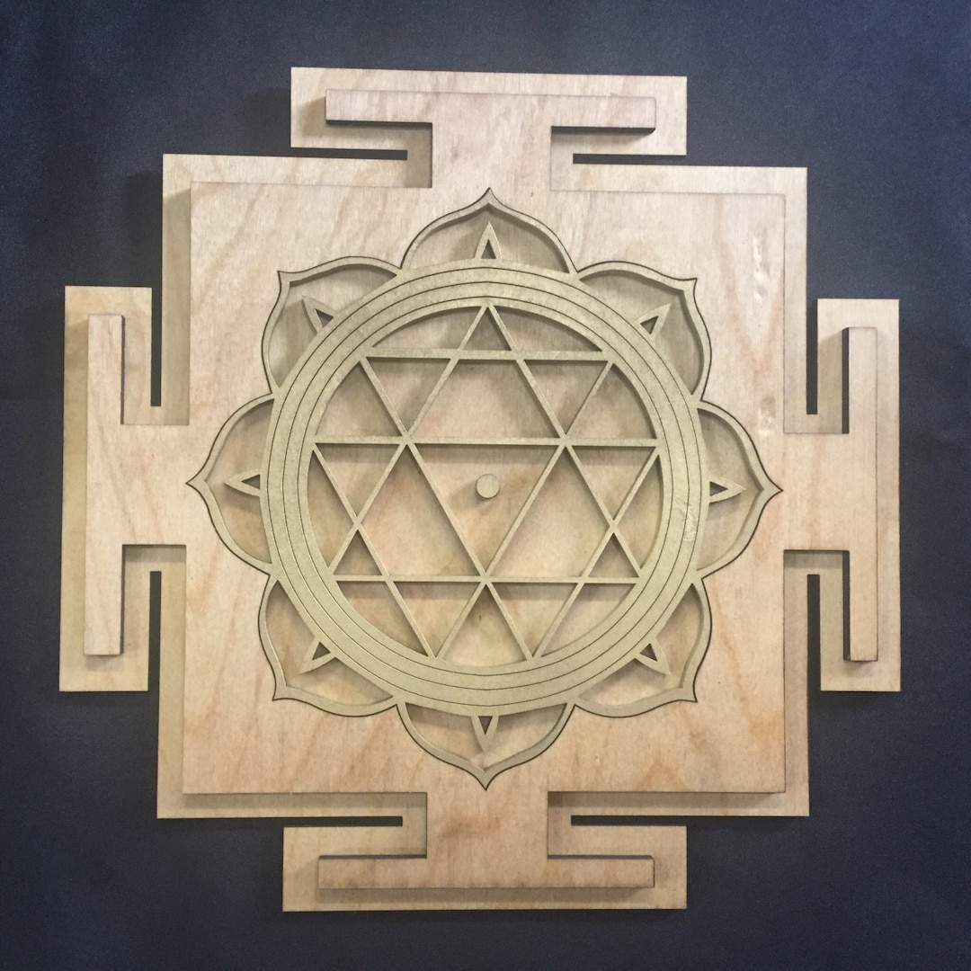 Durga Yantra Wall Art 11.11 Laser Cut Sacred Geometry - Etsy