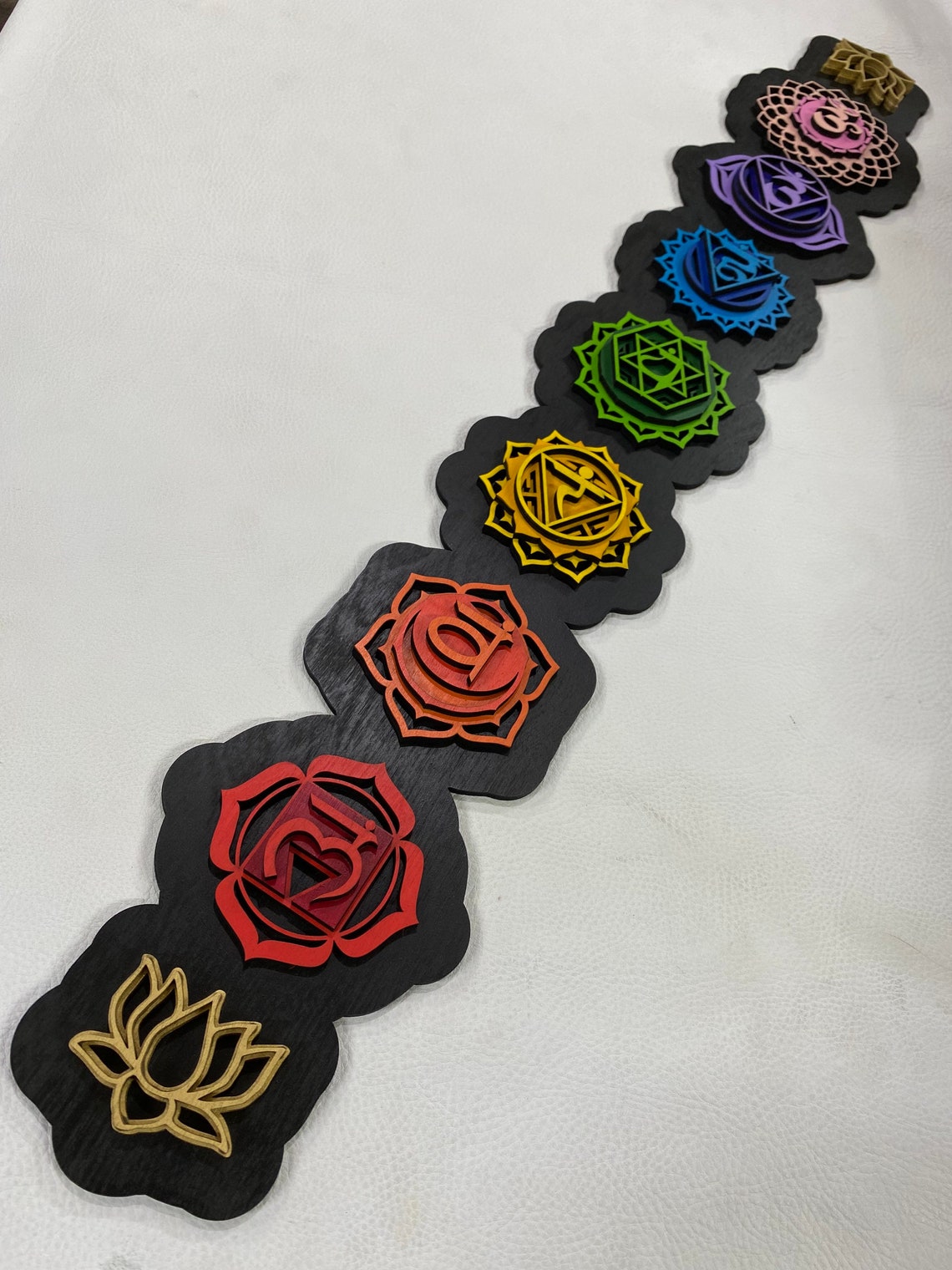 Chakra Wall Art Chakra Wooden Art Chakra Wall Hanging - Etsy