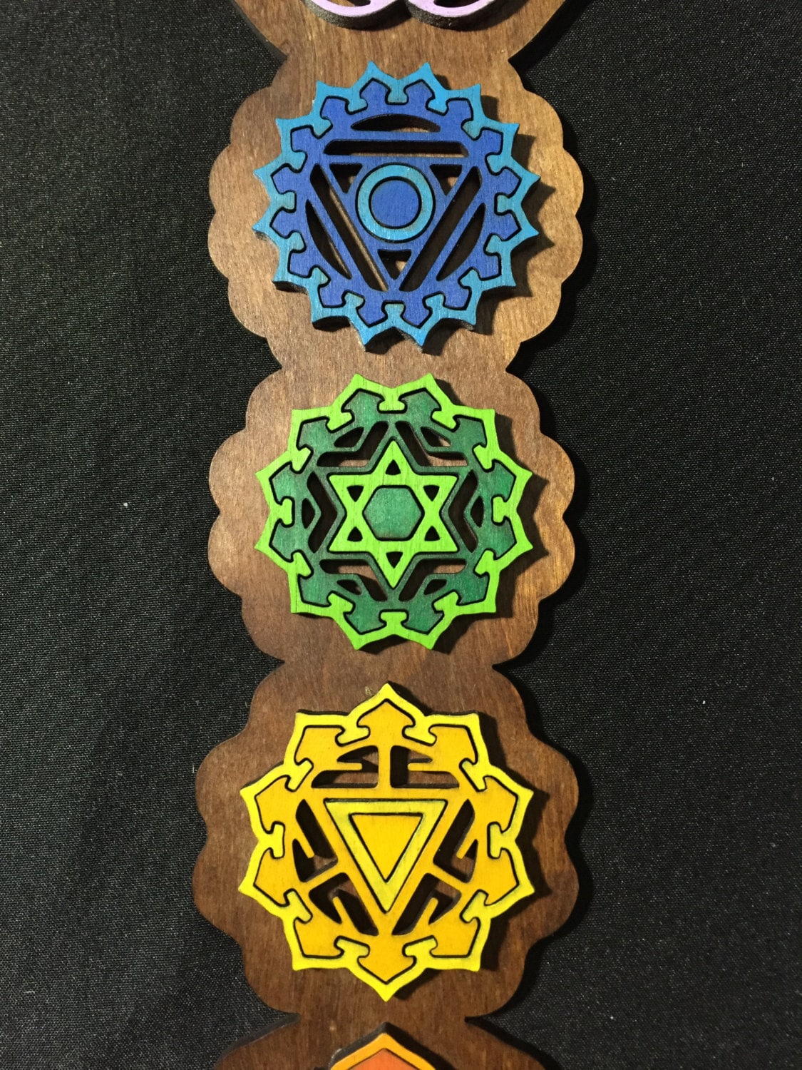 Chakra Wall Art Chakra Wooden Art Chakra Wall Hanging - Etsy
