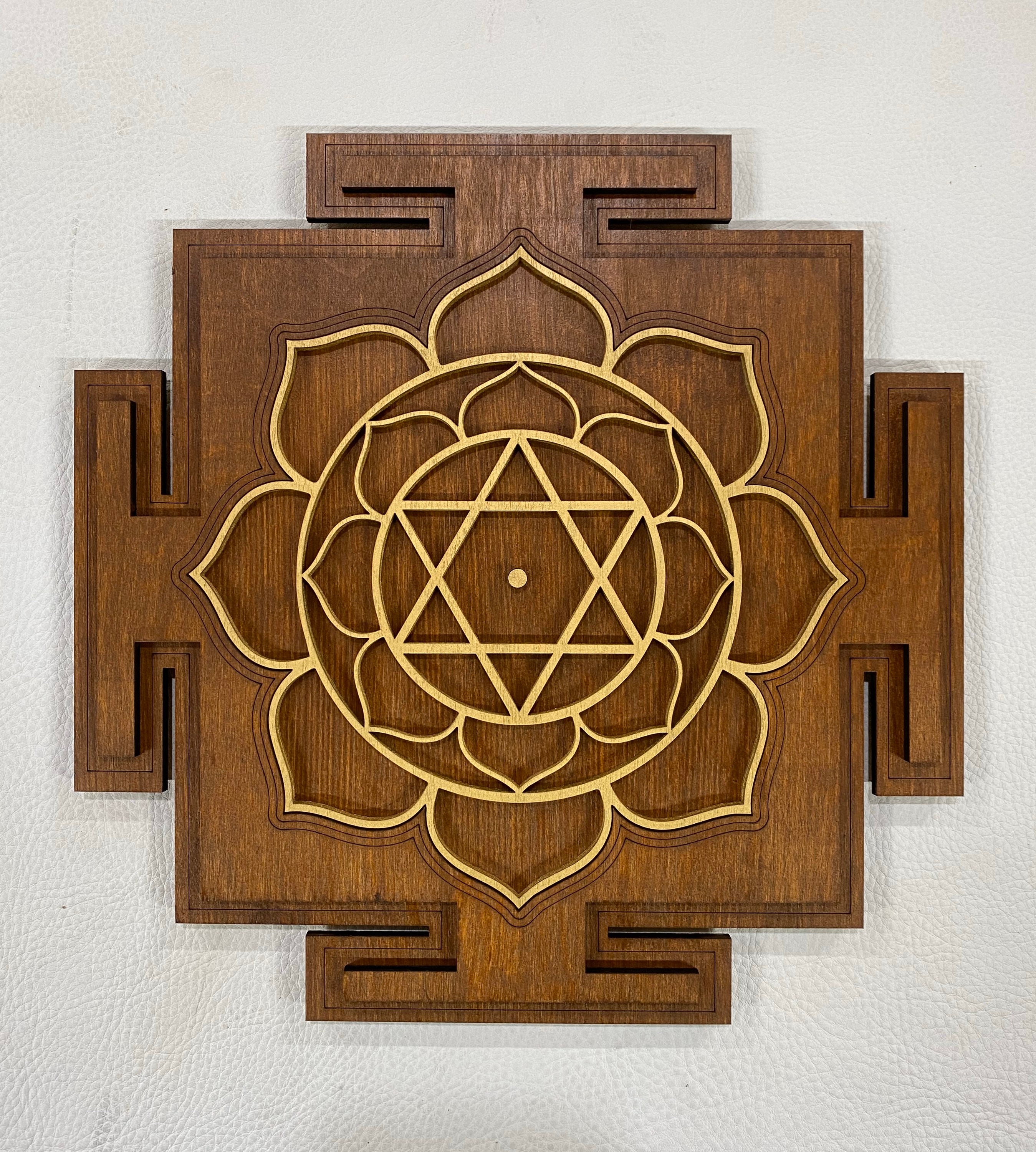 Saraswati Yantra Wall Art 11.11 Laser Cut Sacred | Etsy